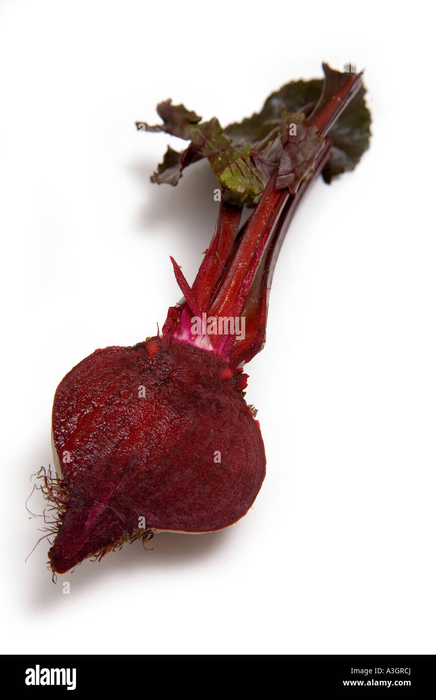 Beetroot or beets isolated on a white studio background Stock Photo - Alamy