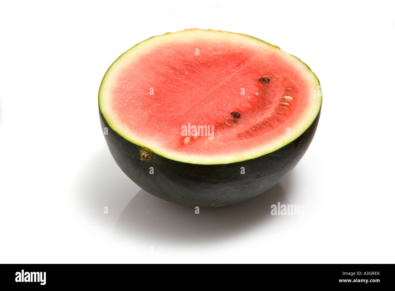 Watermelon isolated on a white studio background Stock Photo - Alamy