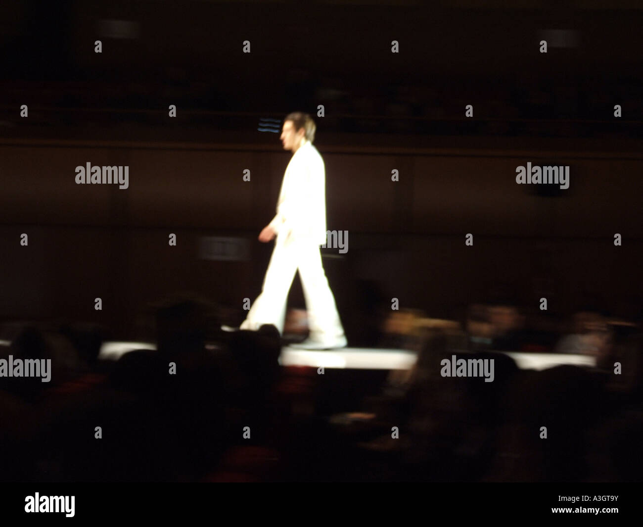 male model showing the renato balestra collection at a fashion show in ...