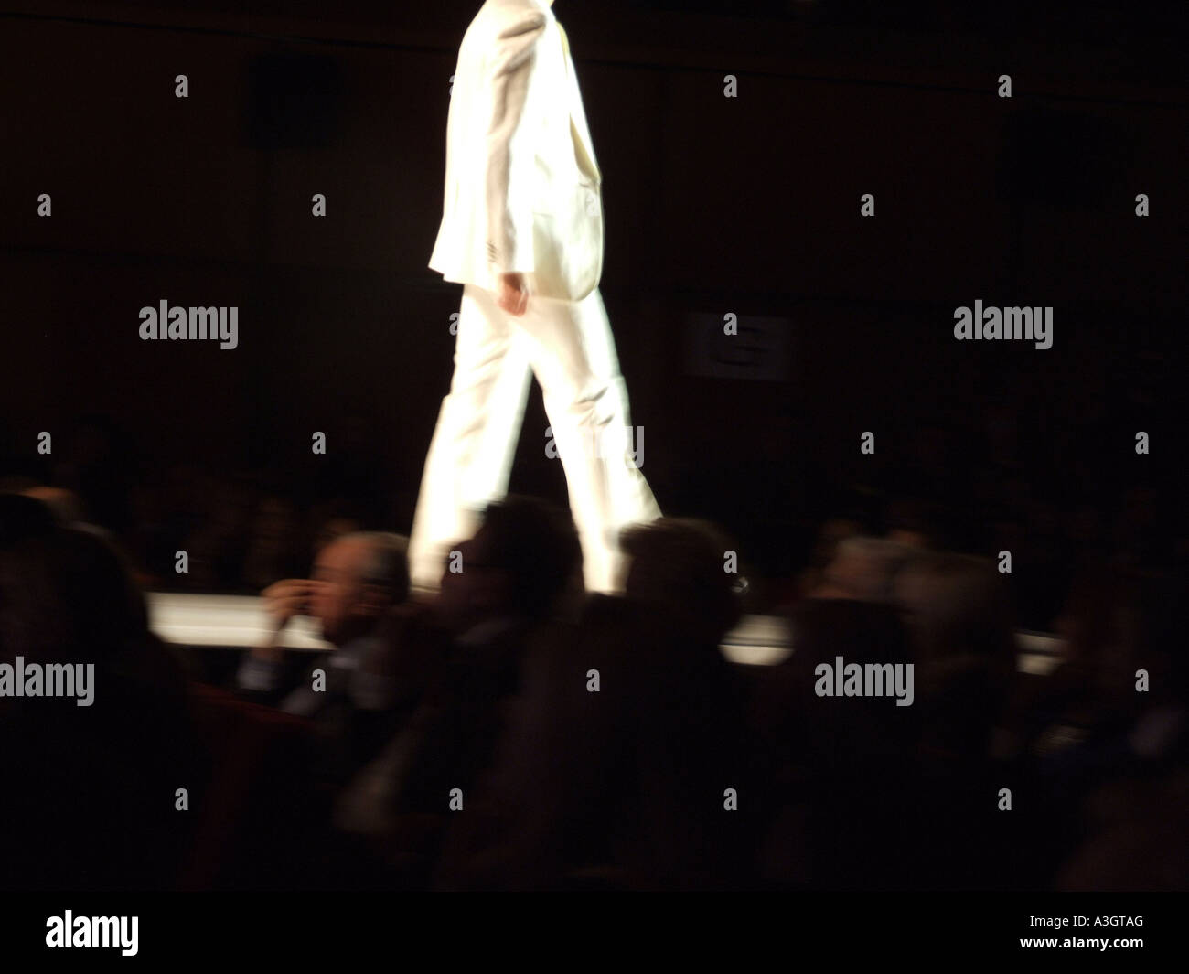 male model showing the renato balestra collection at a fashion show in ...