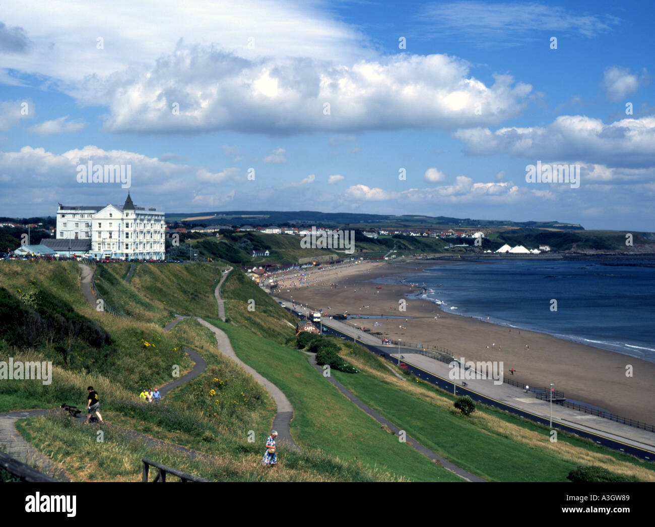 The North Bay at Scarborough looking from the south end towards the ...