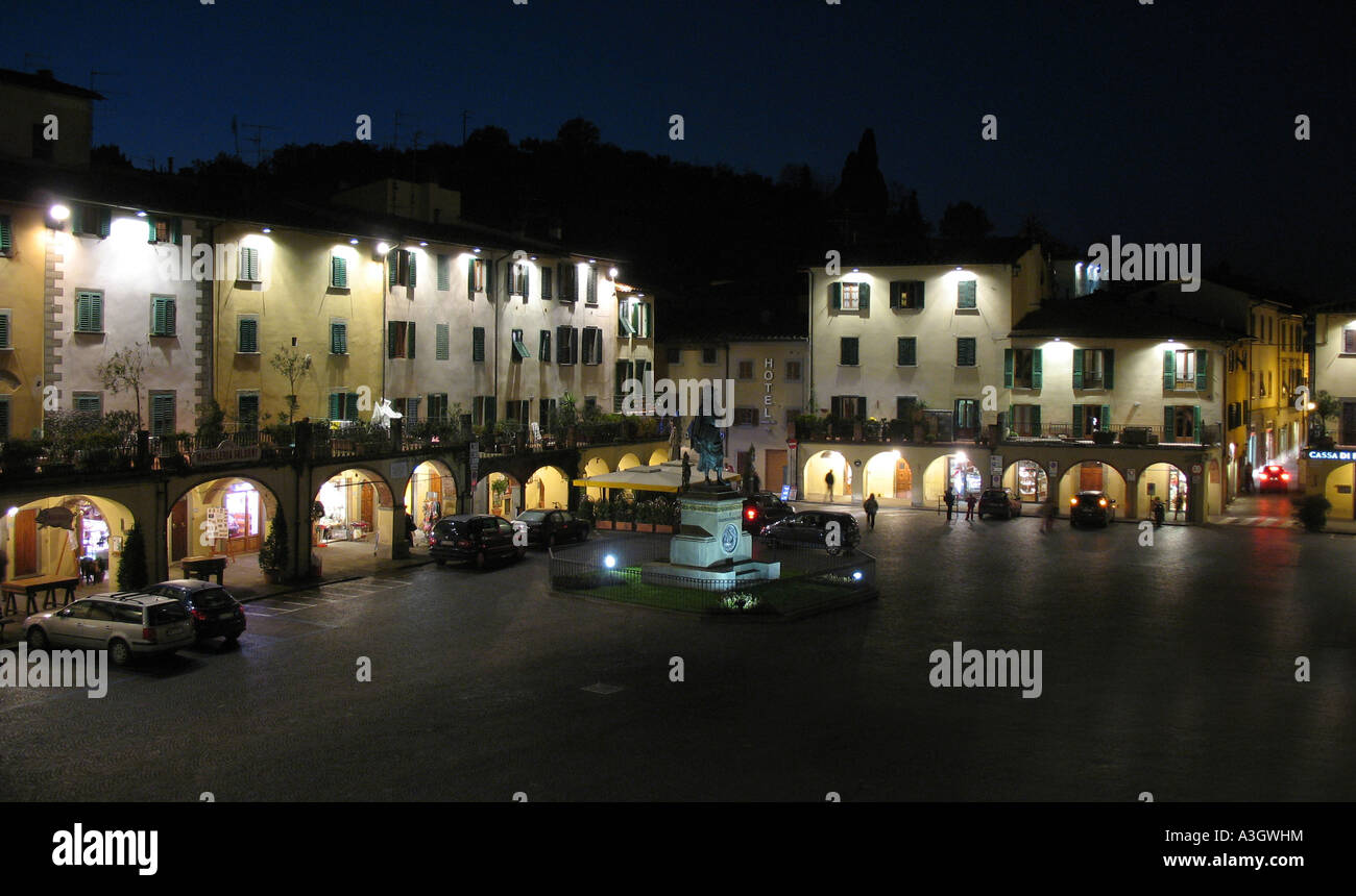 Greve in Chiantishire Night Stock Photo - Alamy