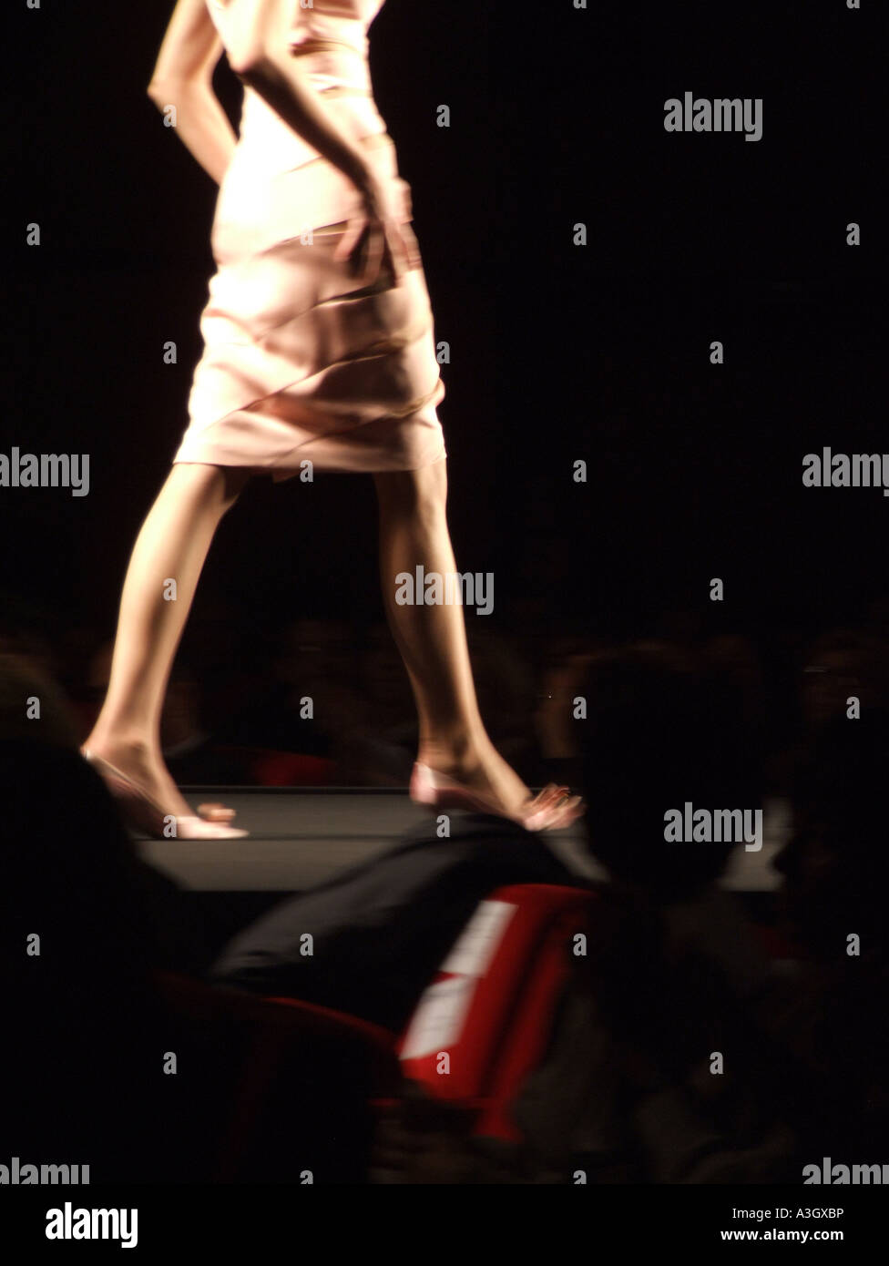 female model at fashion show in rome Stock Photo - Alamy