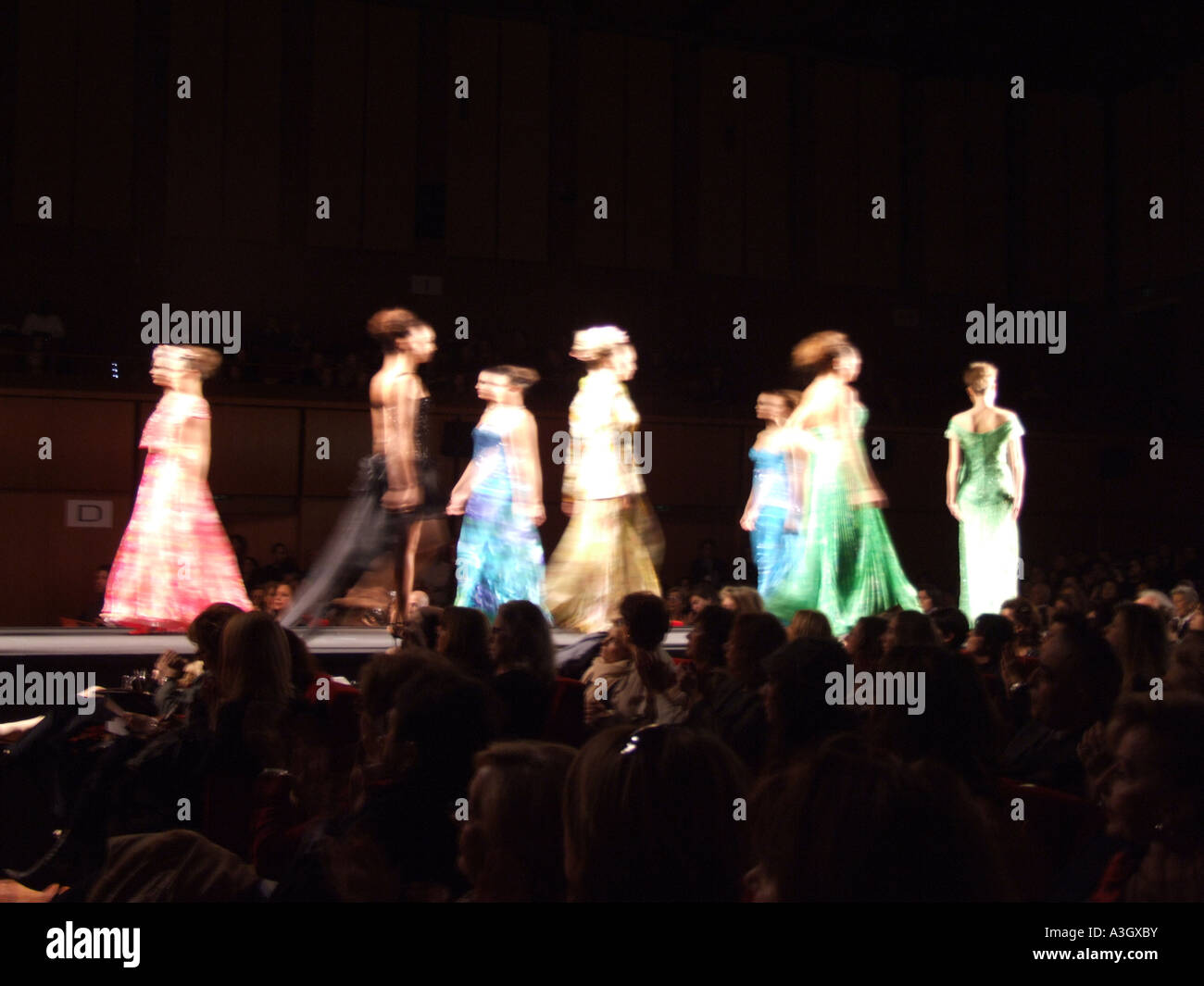 models at fashion show in rome italy Stock Photo - Alamy