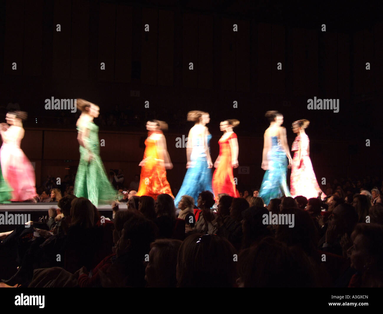 models at fashion show in rome italy Stock Photo - Alamy