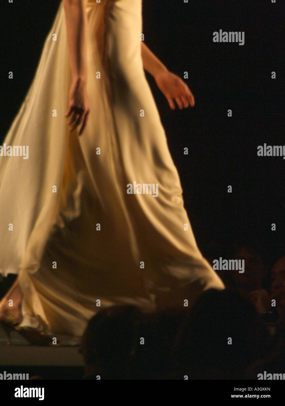 female model at fashion show in rome Stock Photo - Alamy