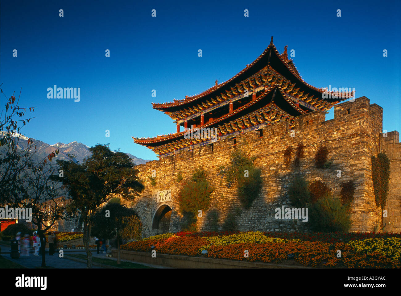 South Gate Dali Yunnan Province China Stock Photo - Alamy