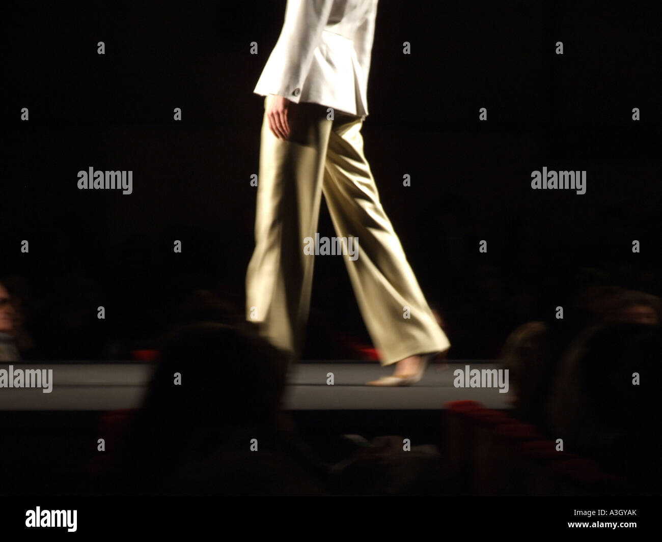 female model at fashion show in rome Stock Photo - Alamy