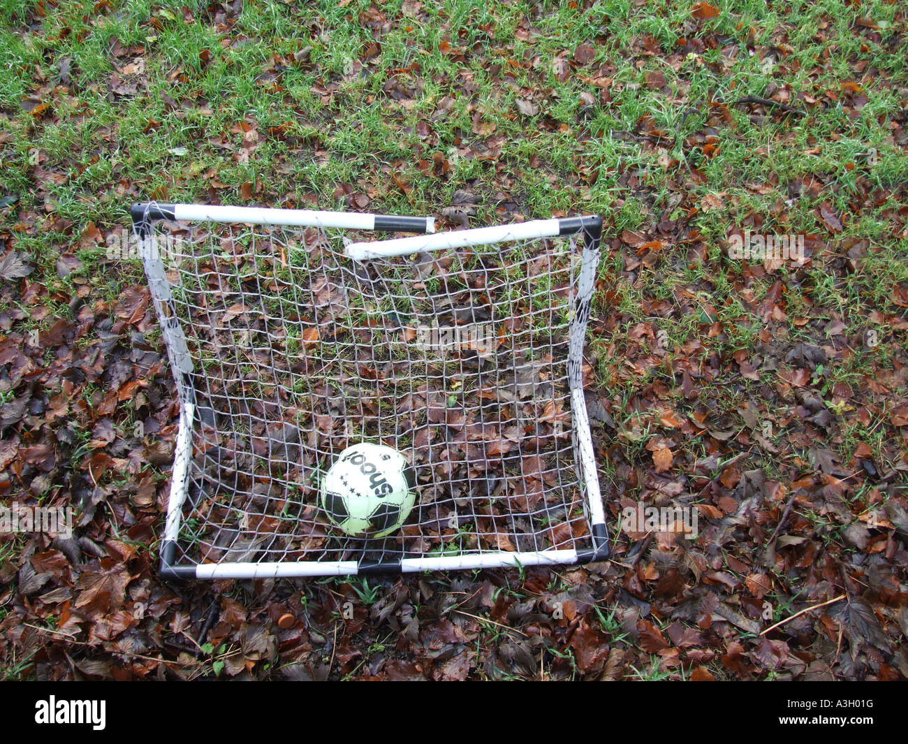 Football goalpost nets hi-res stock photography and images - Alamy