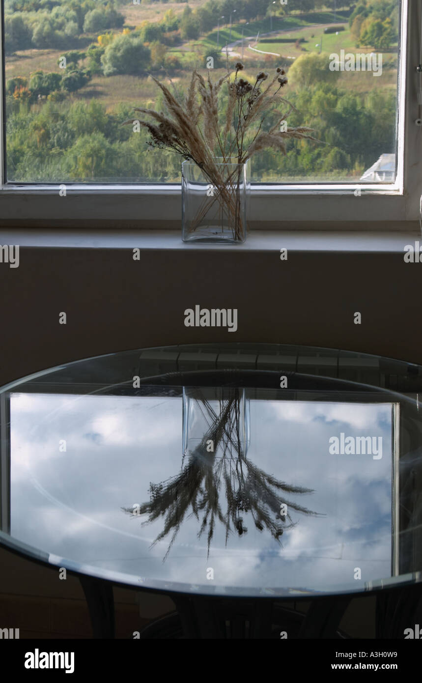 Abstract still life on window-sill Stock Photo - Alamy