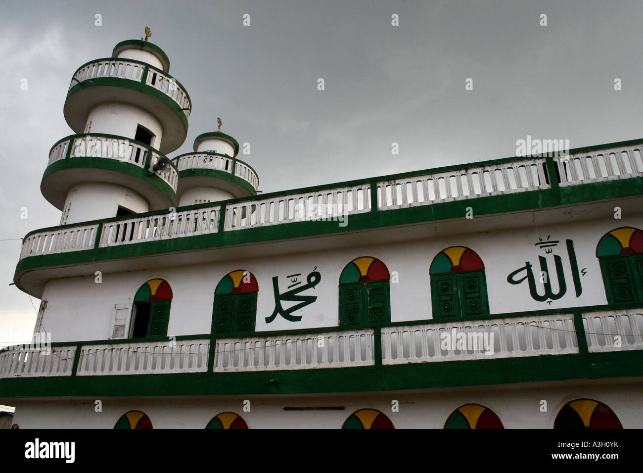 Araromi Mosque , Porto Novo , Benin Stock Photo - Alamy