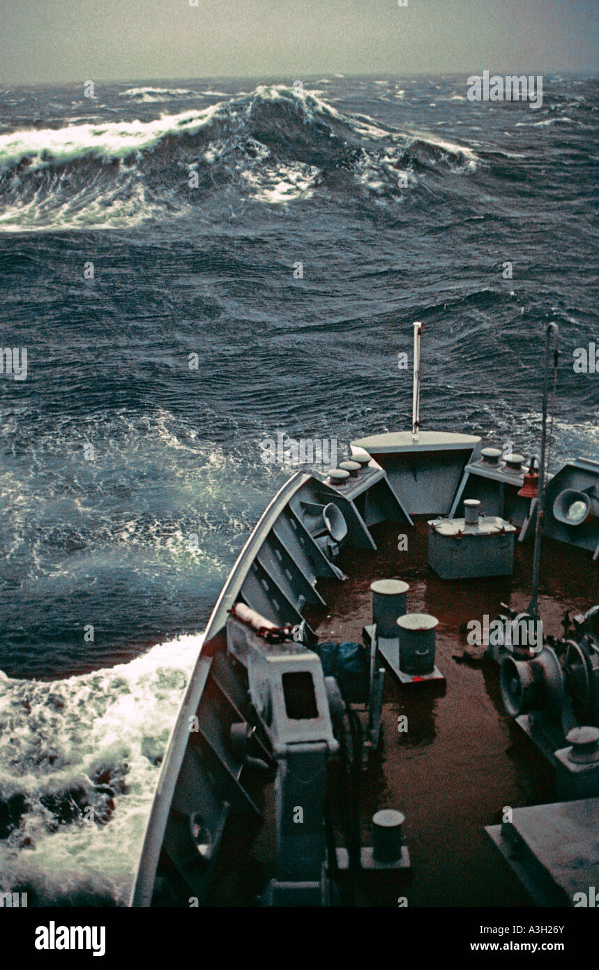 Atlantic sea storm ship hi-res stock photography and images - Alamy
