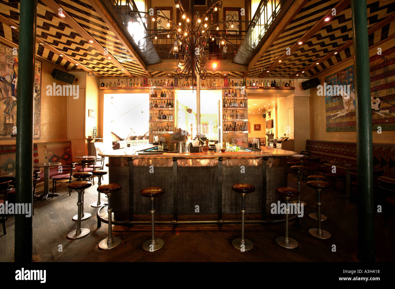 Cactus Blue Bar Fulham Road London Stock Photo - Alamy