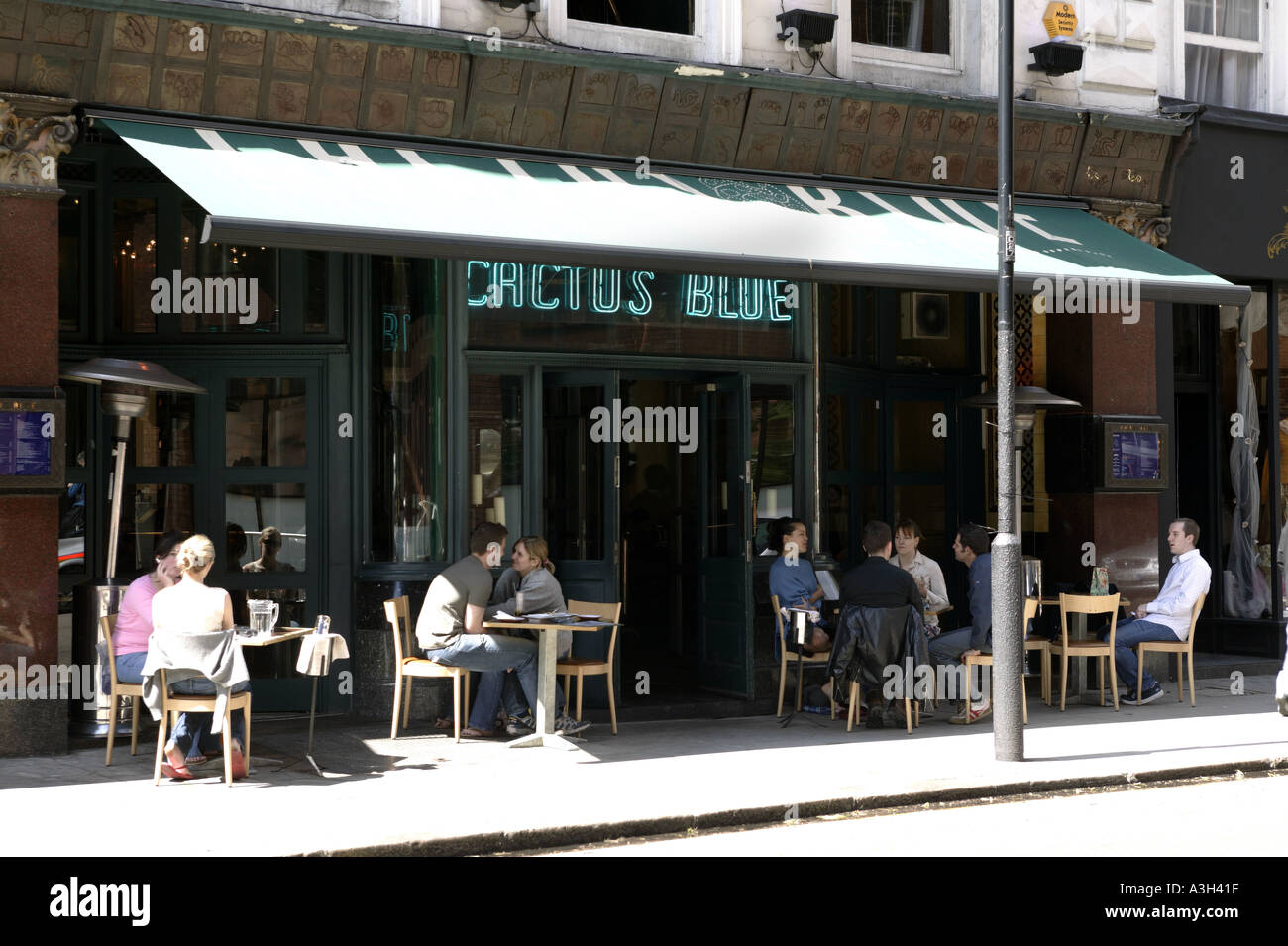 Cactus Blue Bar Fulham Road London Stock Photo - Alamy