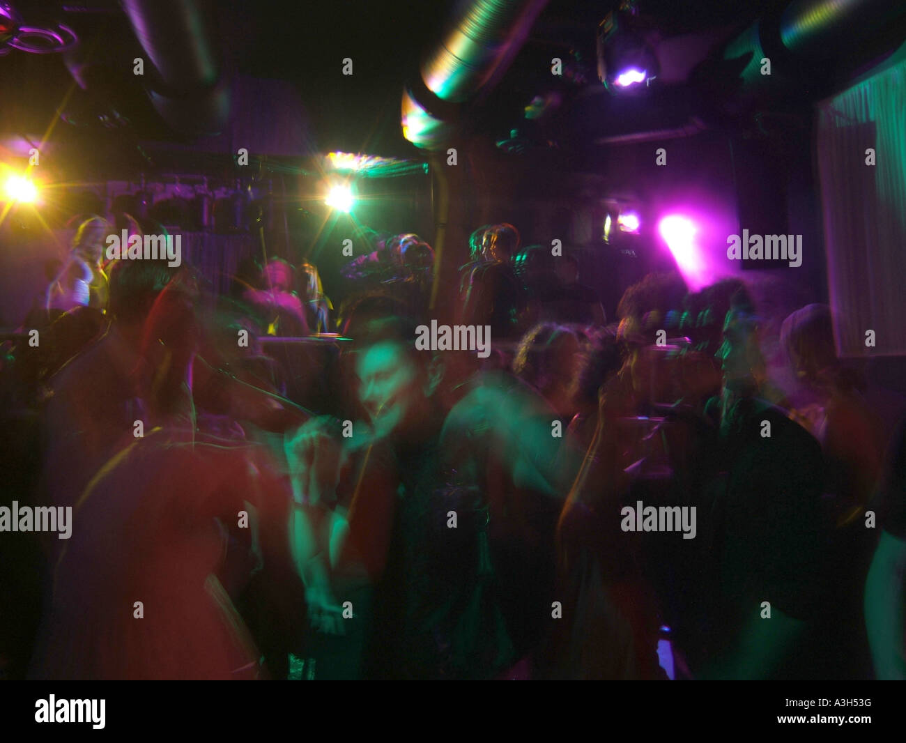 crowd of people dancing in night club Stock Photo - Alamy