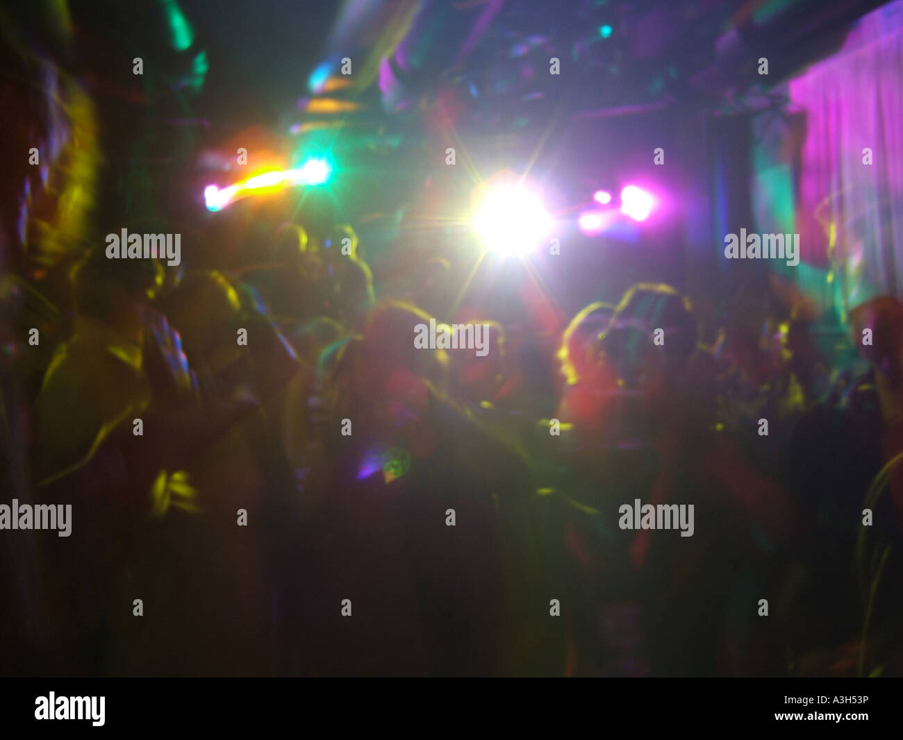 crowd of people dancing in night club Stock Photo - Alamy