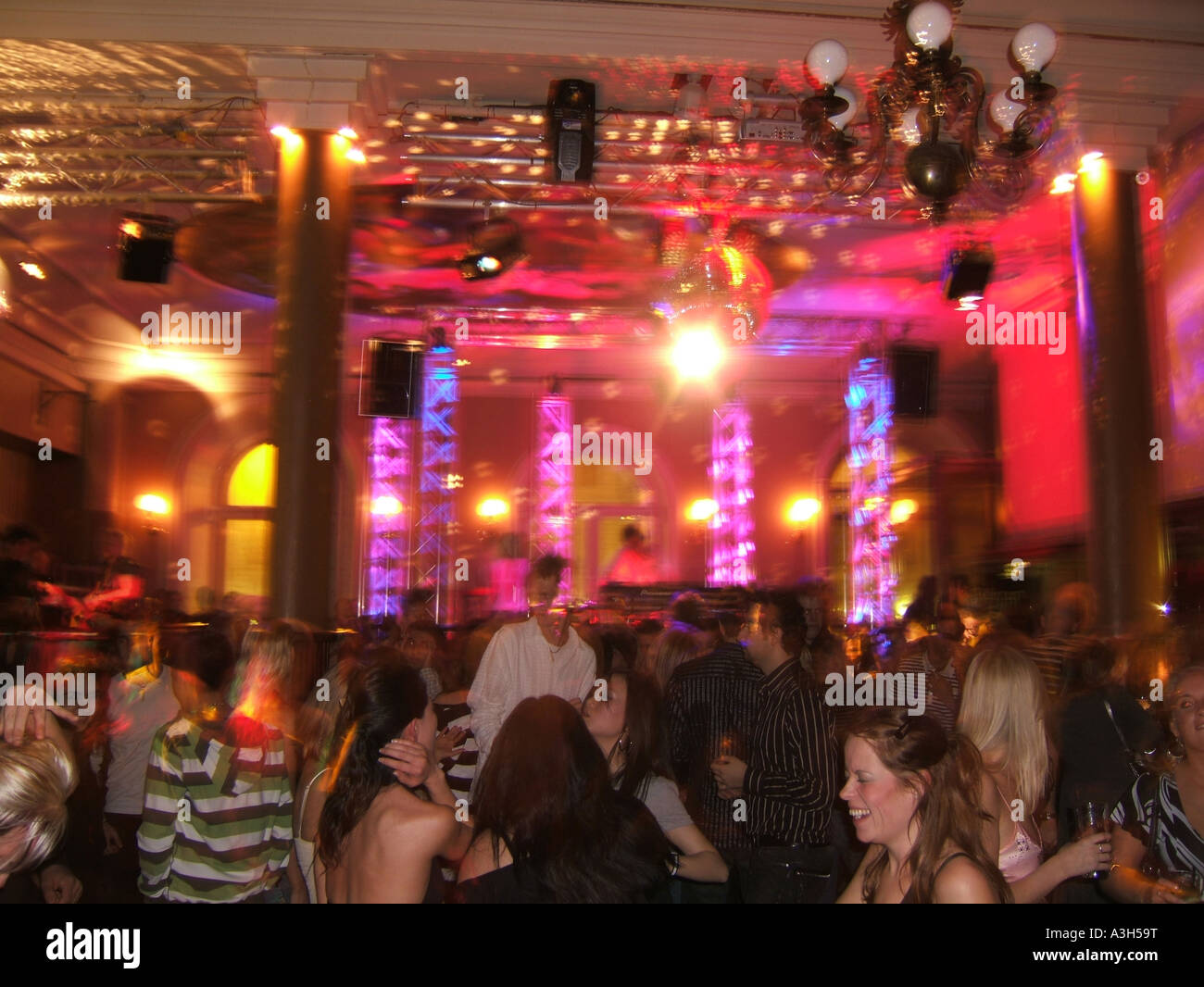 people dancing in night club in sweden Stock Photo - Alamy