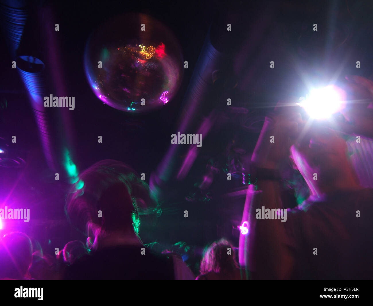 crowd of people dancing in night club Stock Photo - Alamy