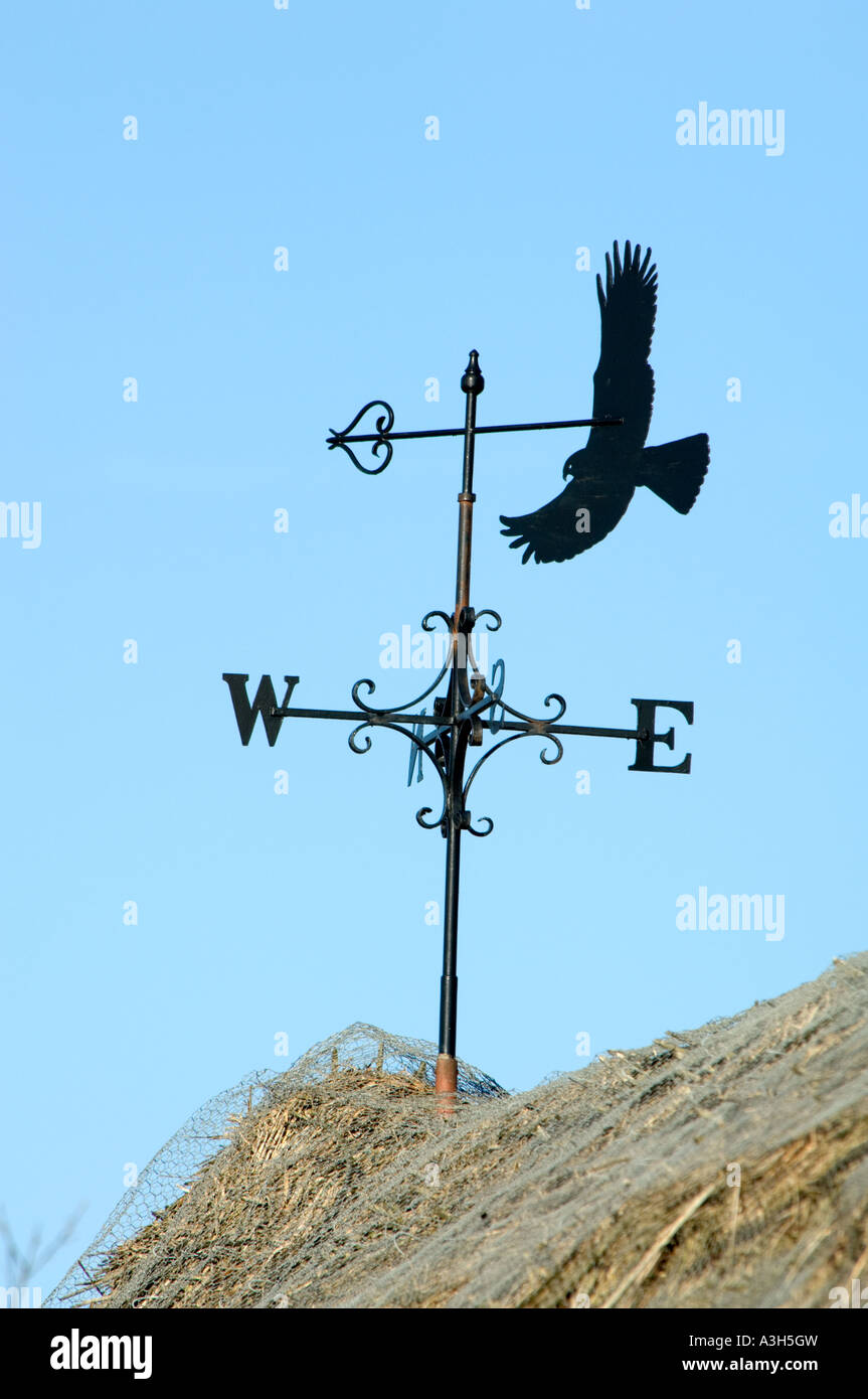 Wind Vane at How Hill in the Norfolk Broads, East Anglia, UK Stock ...