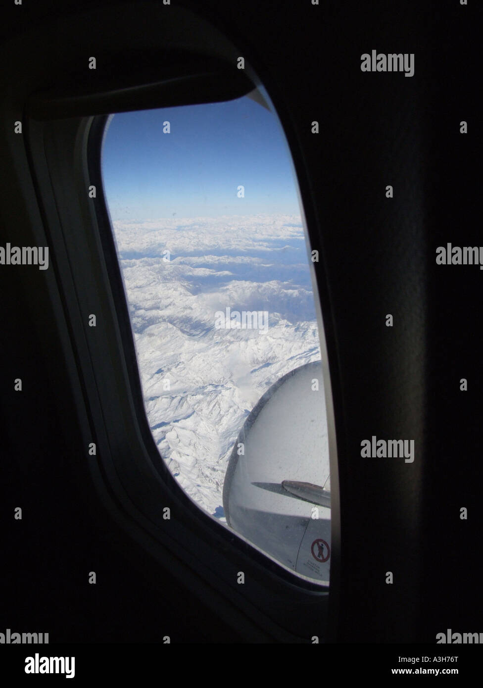 Airplane window view countryside mountain hi-res stock photography and ...