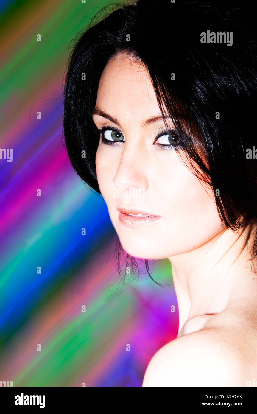 beauty portrait high key Stock Photo - Alamy
