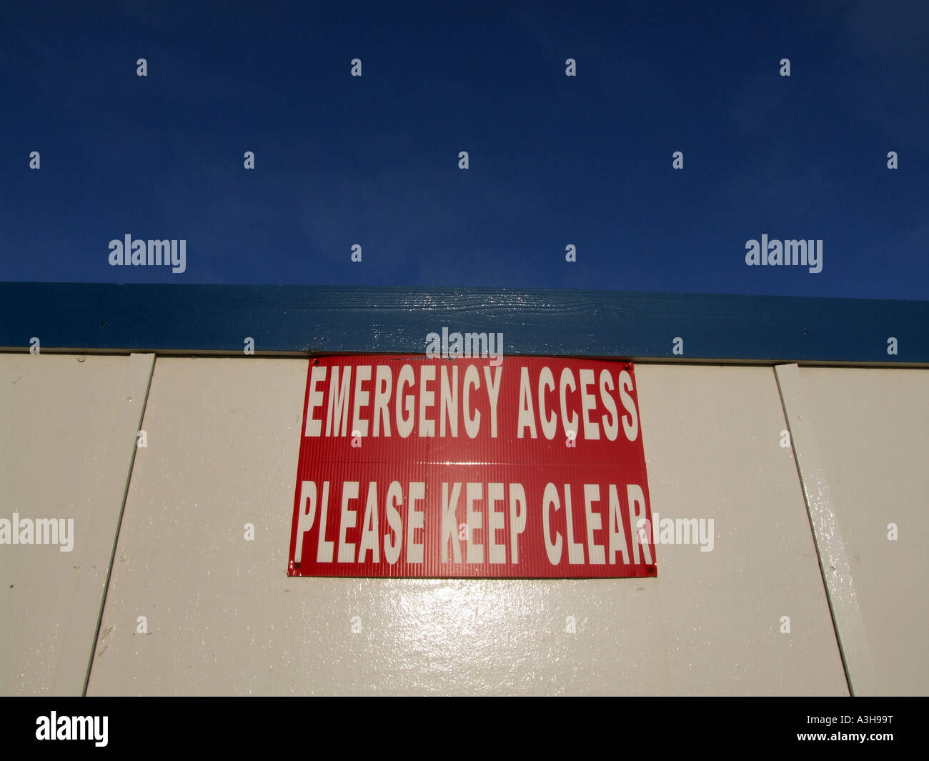 emergency access point on building site Stock Photo - Alamy