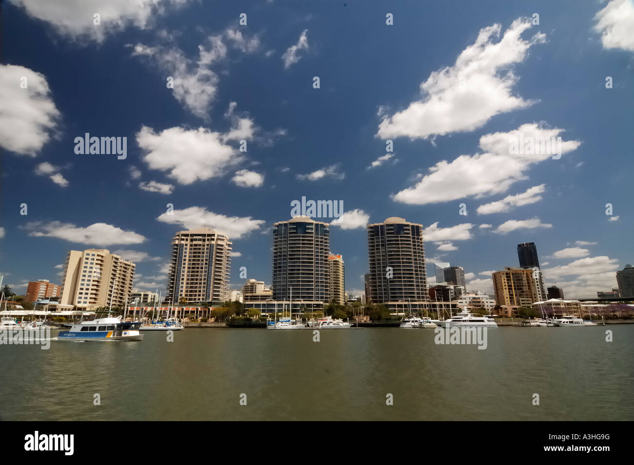 Skyline of Kangaroo Point Brisbane Queenlsand Australia Stock Photo - Alamy