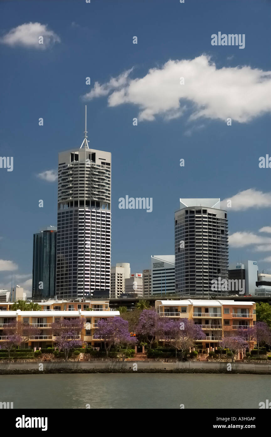 Skyline of Kangaroo Point Brisbane Queenlsand Australia Stock Photo - Alamy