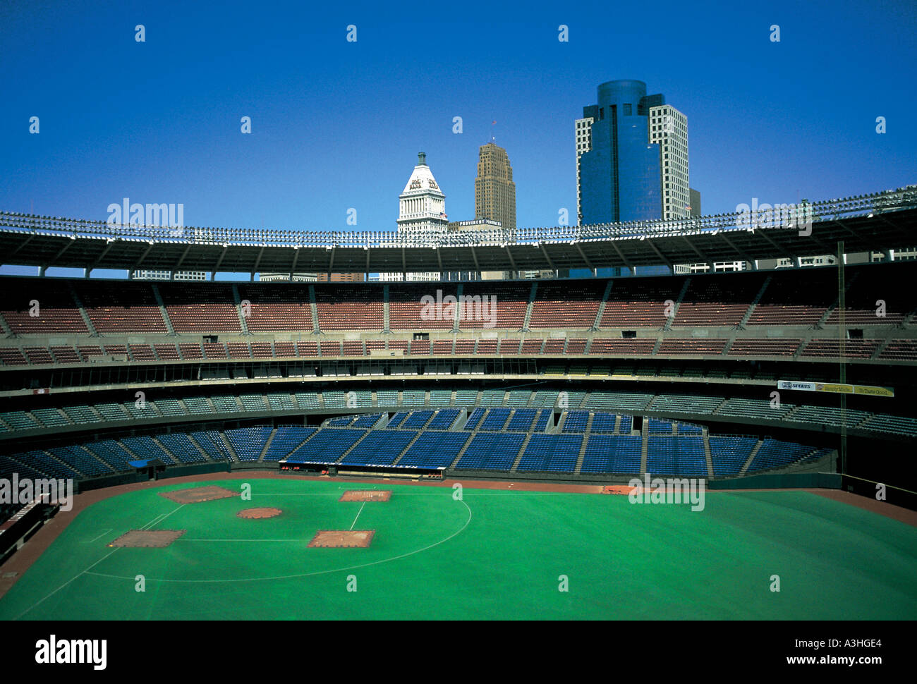 historic picture year 1990 baseball stadium city of cincinnati state of ...