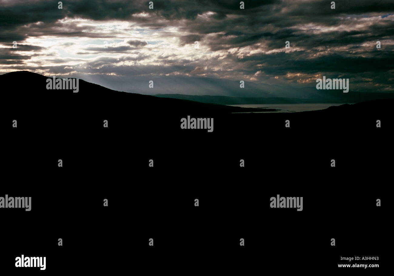 A Storm Breaks Over The Sidamo Mountains Ethiopia Stock Photo - Alamy