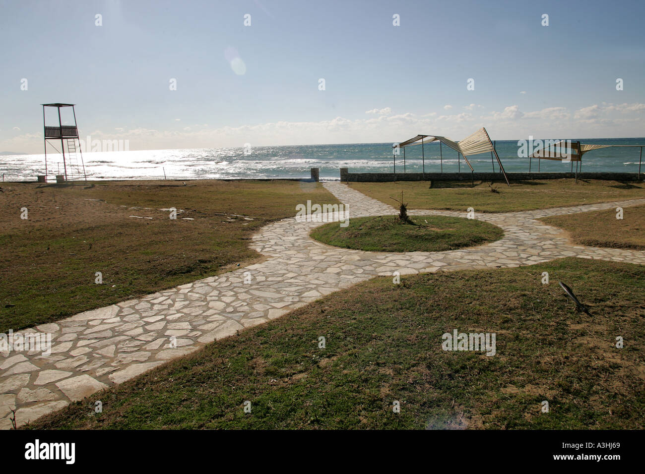 beach of kato samiko at western peloponissos in greece Stock Photo - Alamy