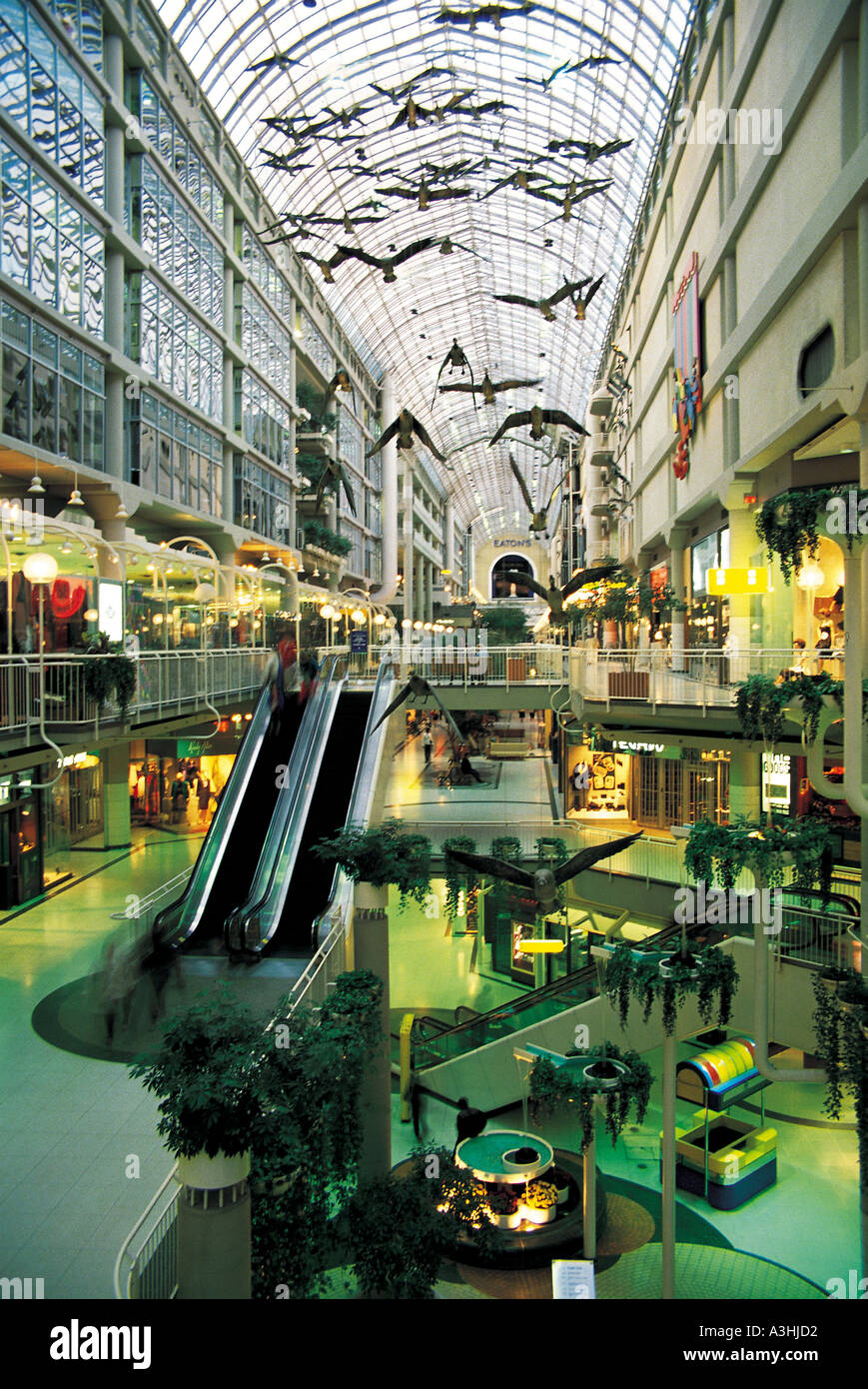 Toronto Eaton Centre Shopping Mall High Resolution Stock Photography ...