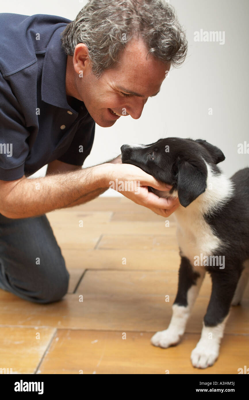 Man And Dog Connection High Resolution Stock Photography and Images - Alamy