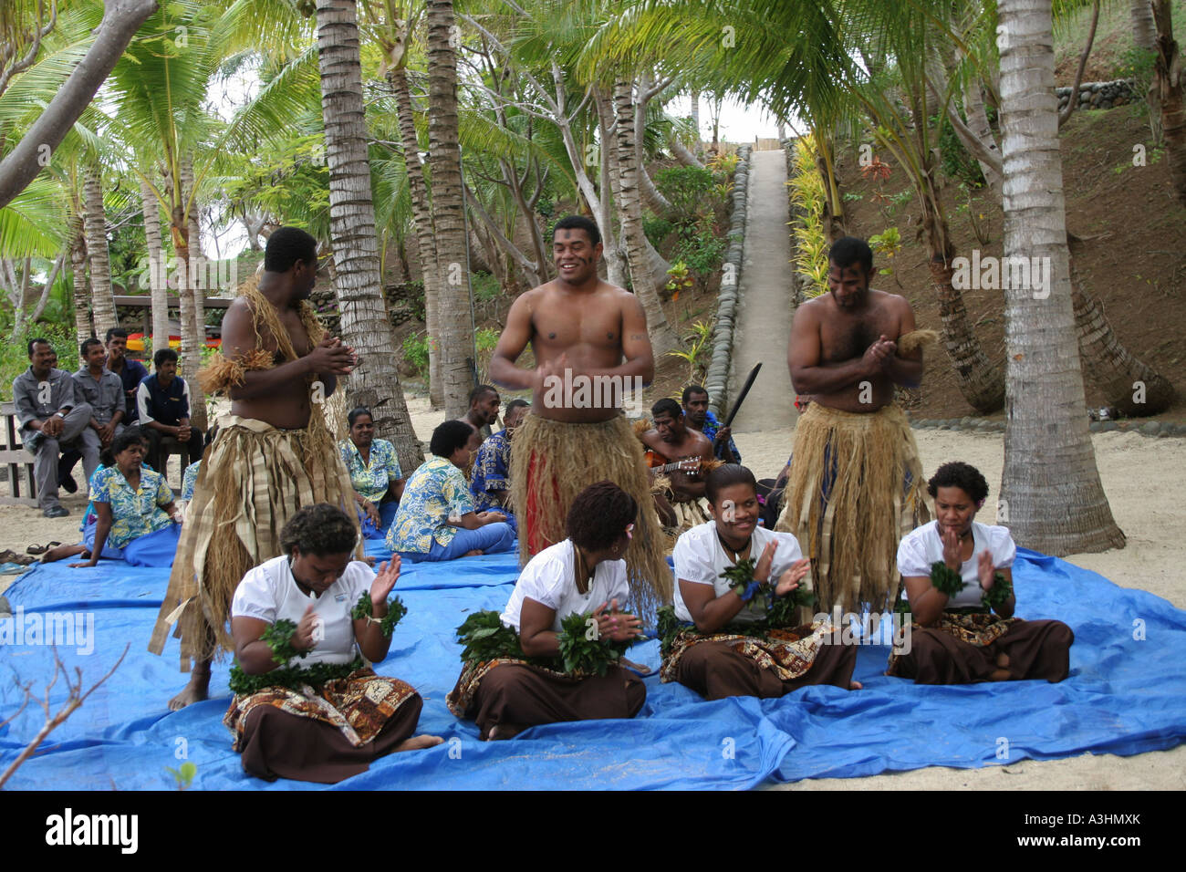 Ade 443 Melanesia,Fiji Islands,Viti Levu Island,Meke Dance Stock Photo ...