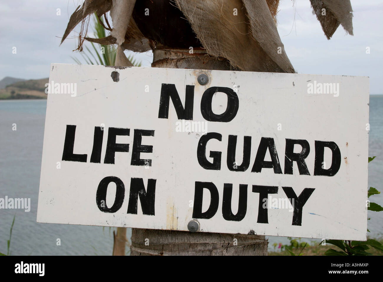 Ade 442 Sign on Beach Stock Photo - Alamy