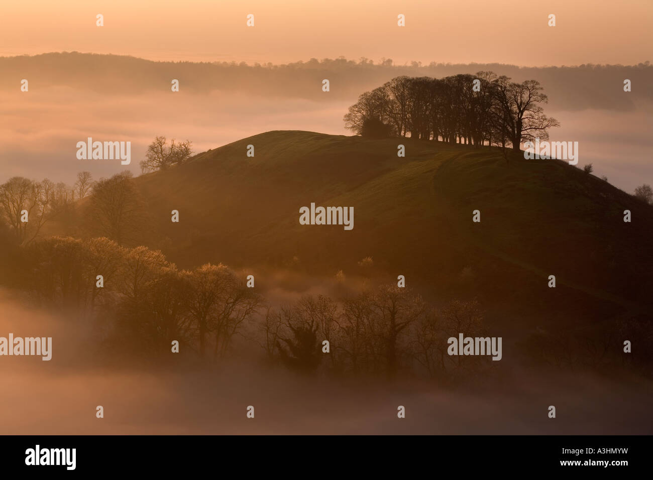 Downham hill from uley bury hi-res stock photography and images - Alamy