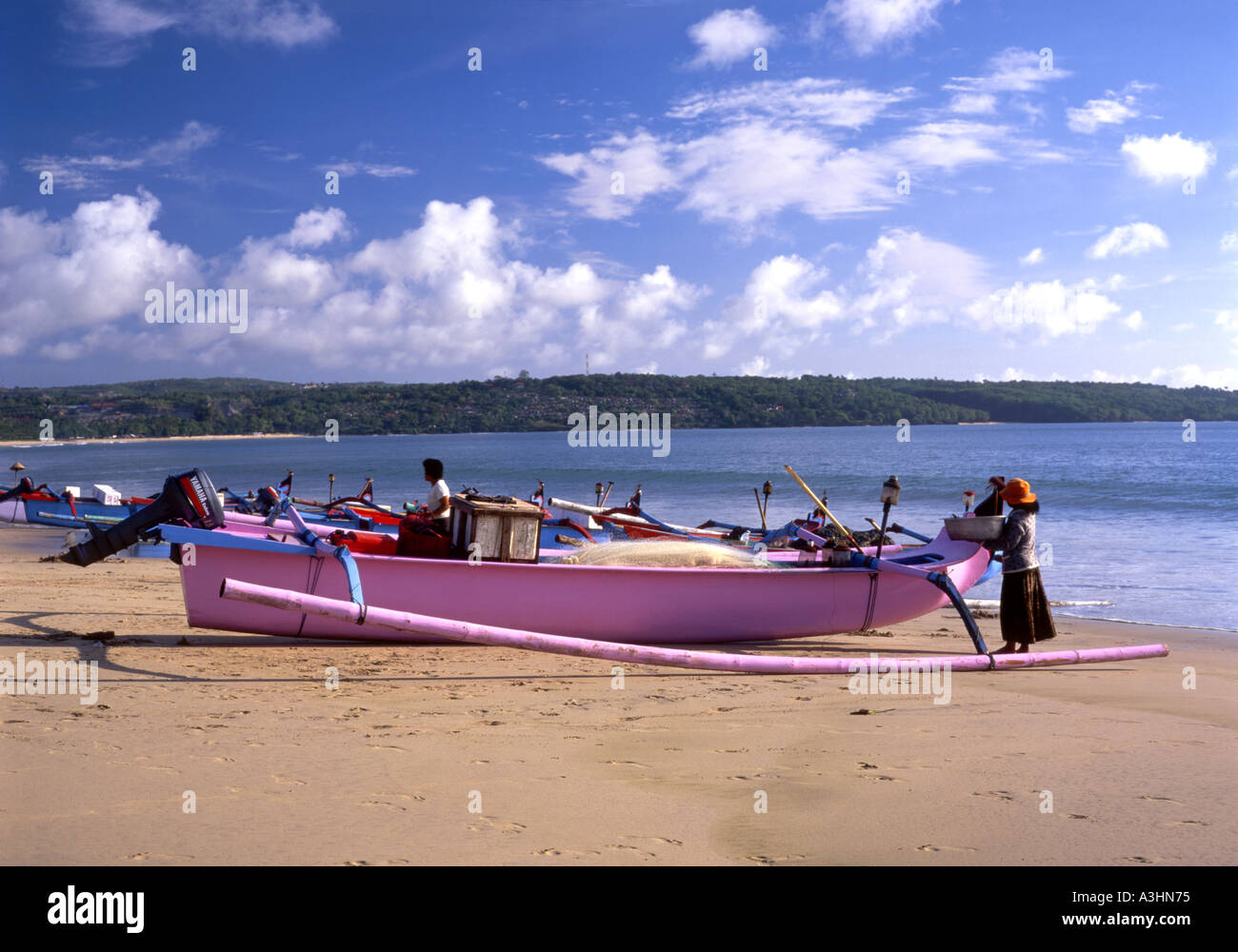 Local boat on beach hi-res stock photography and images - Alamy