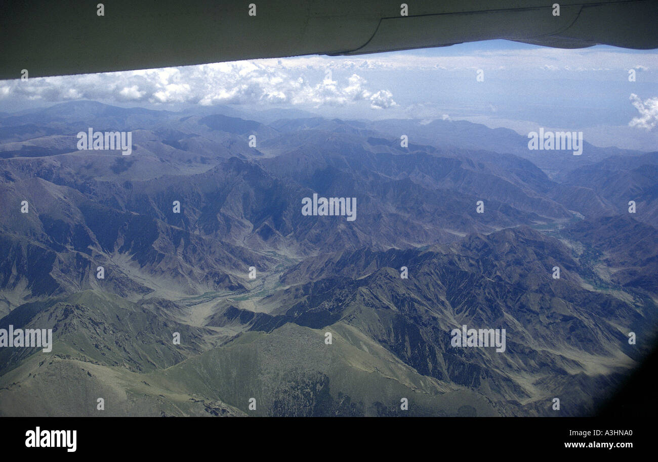 aerial tianshan mountain range kirgizstan Stock Photo - Alamy