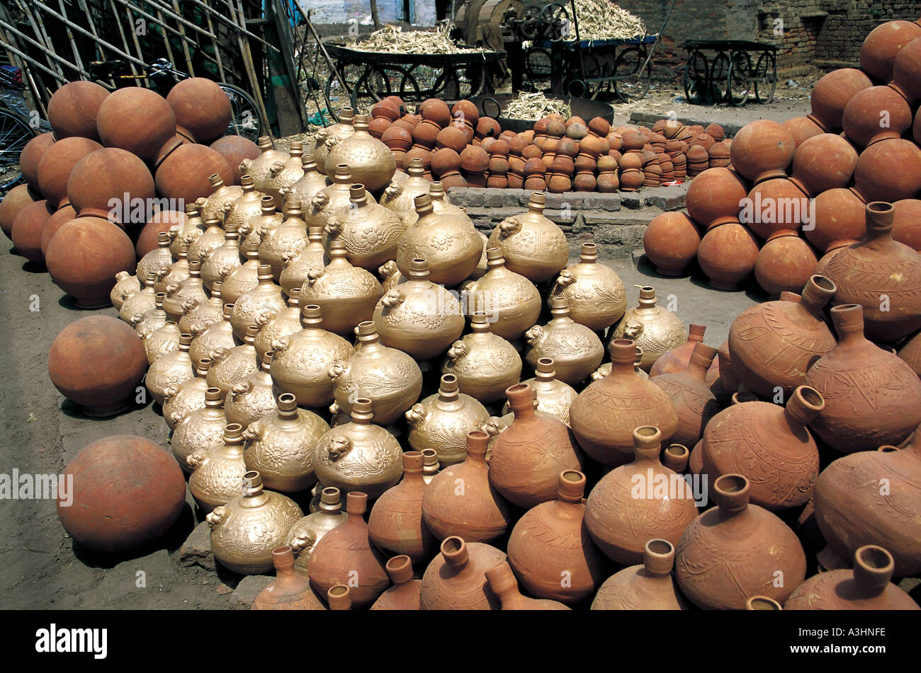 pottery town of agra state of uttar pradesh india Stock Photo - Alamy