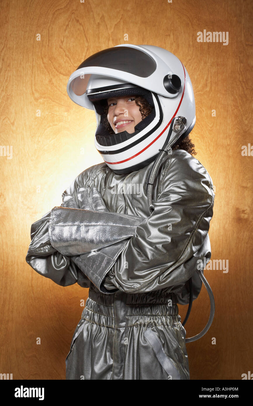Child dressed up as astronaut hi-res stock photography and images - Alamy