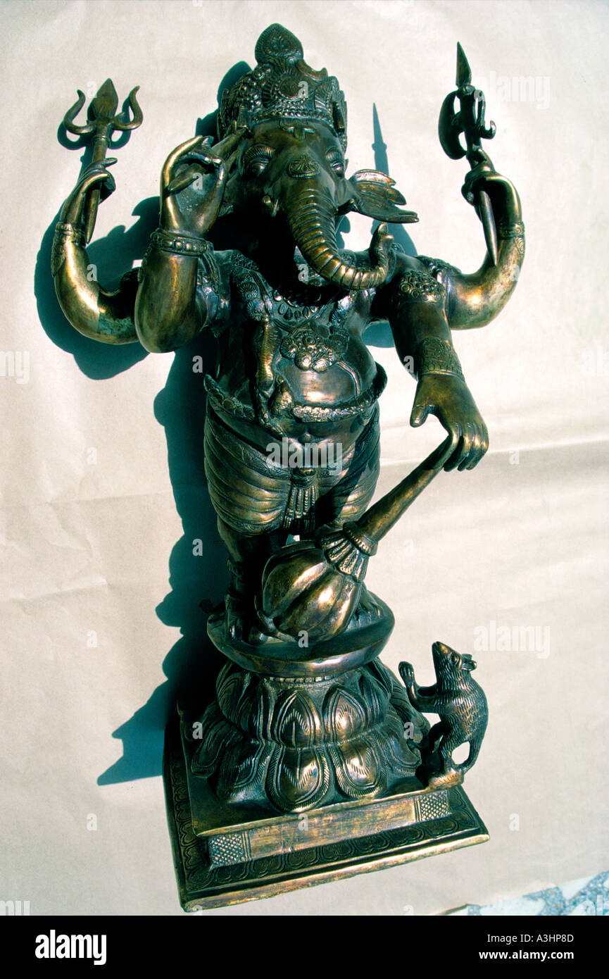 portrait of ganesh god india editorial use only Stock Photo - Alamy