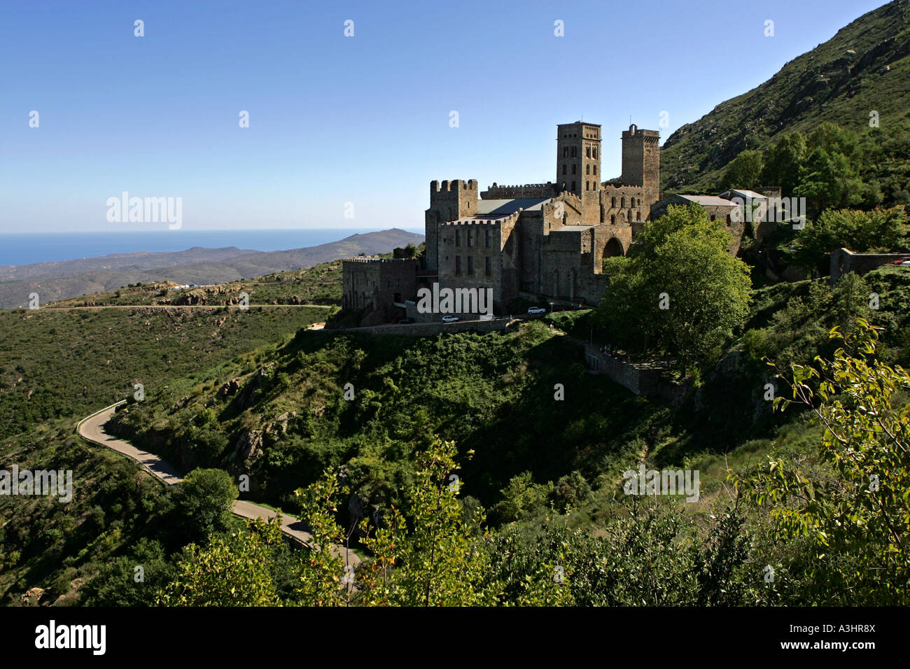 The benedictine monastery of Sant Pere de Rodes, Spain Stock Photo - Alamy