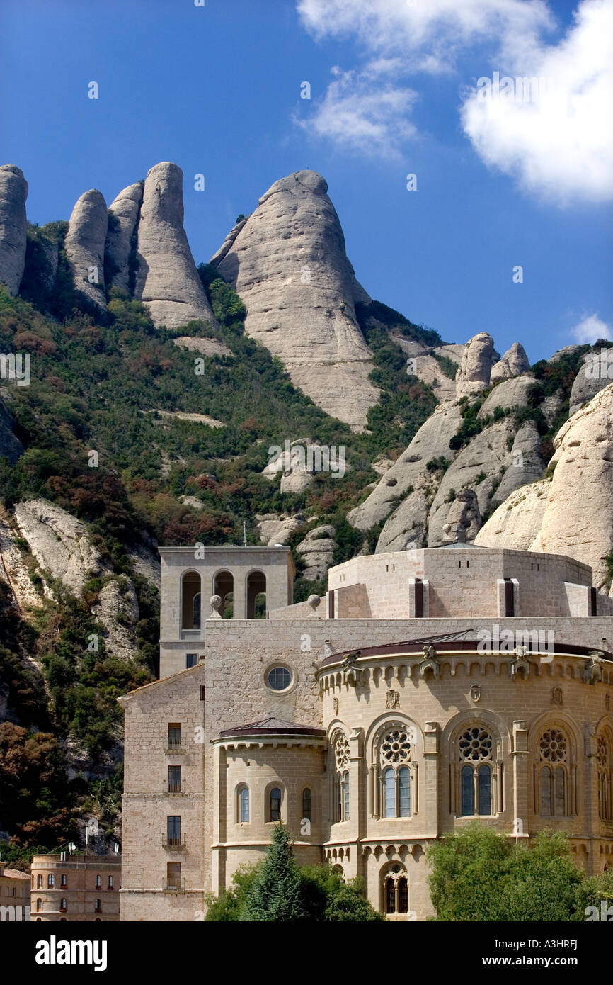 The monastery of Montserrat in Spain Stock Photo - Alamy