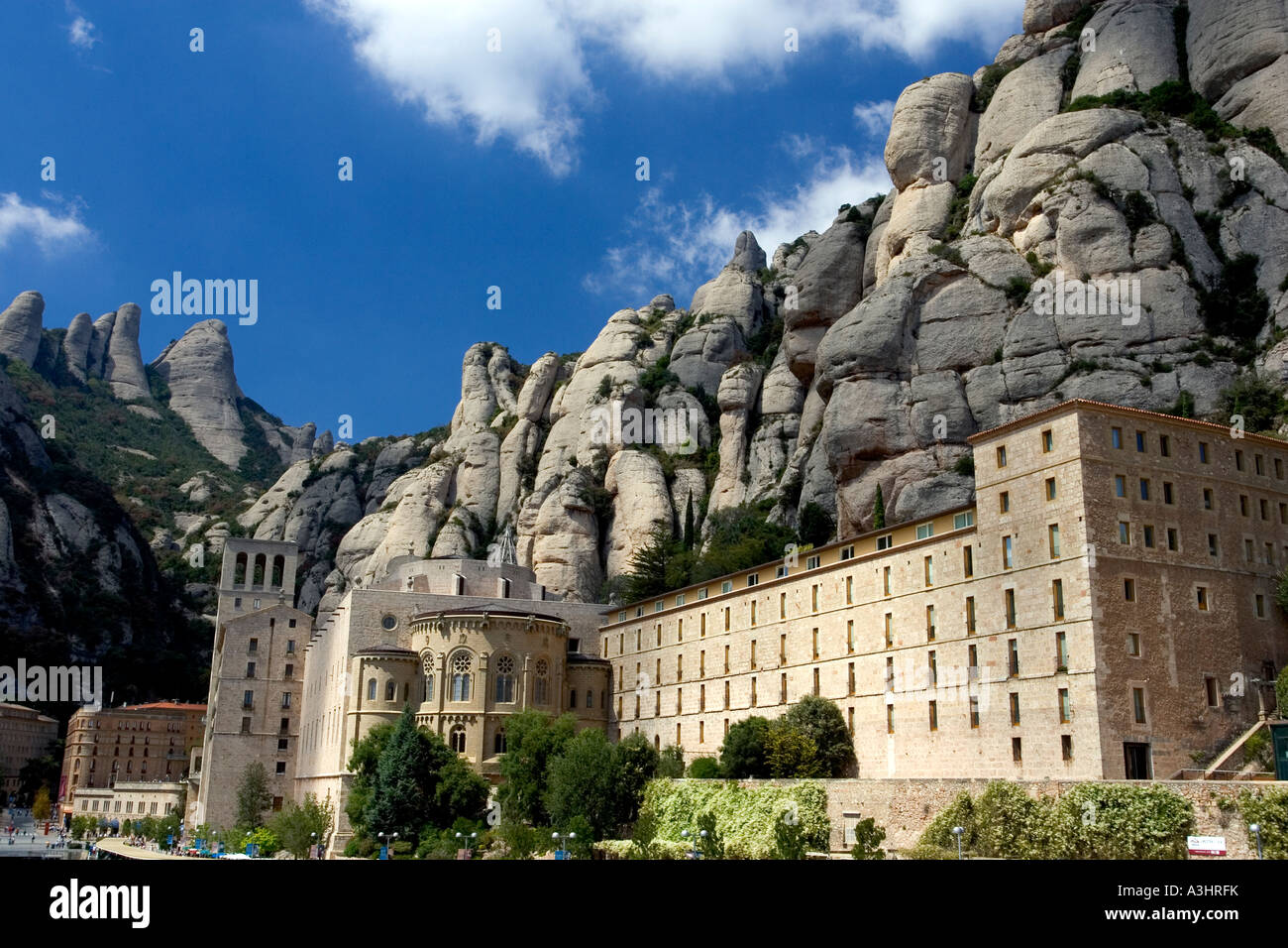 The monastery of Montserrat in Spain Stock Photo - Alamy