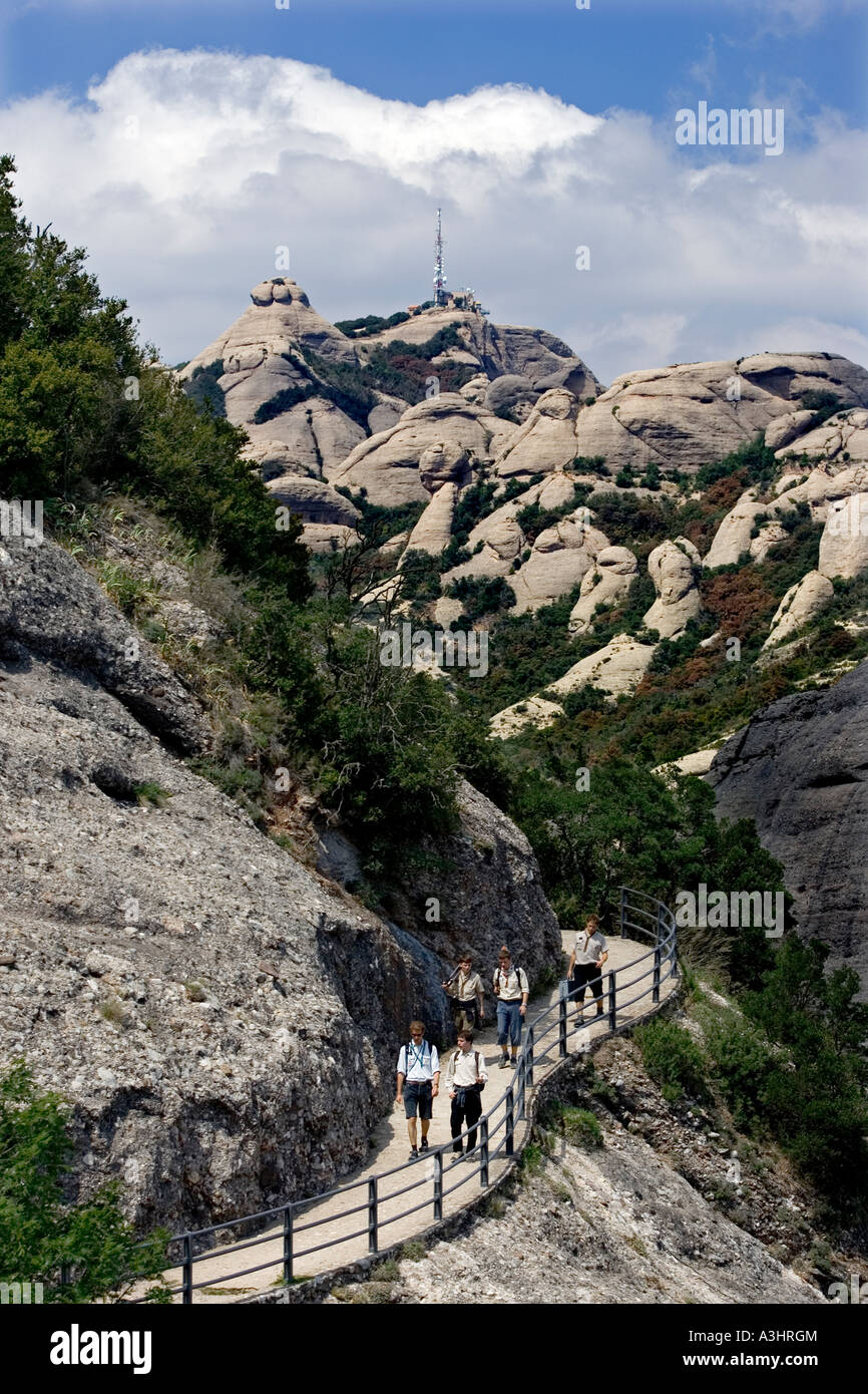 Montserrat in barcelona climb hi-res stock photography and images - Alamy