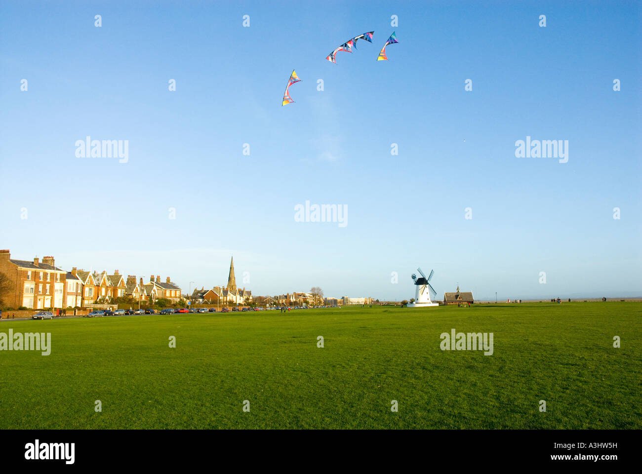 View over Lytham in Lancashire Stock Photo - Alamy