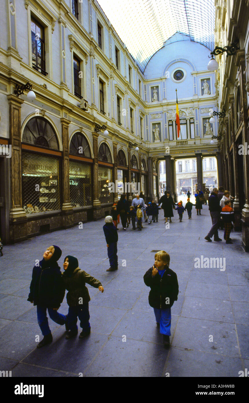 Brussels Belgium Galeries St Hubert Stock Photo - Alamy