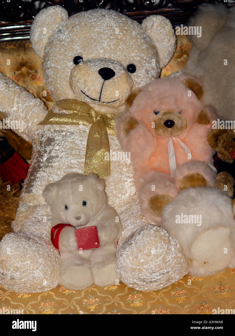 Three Teddy Bears Stock Photo - Alamy
