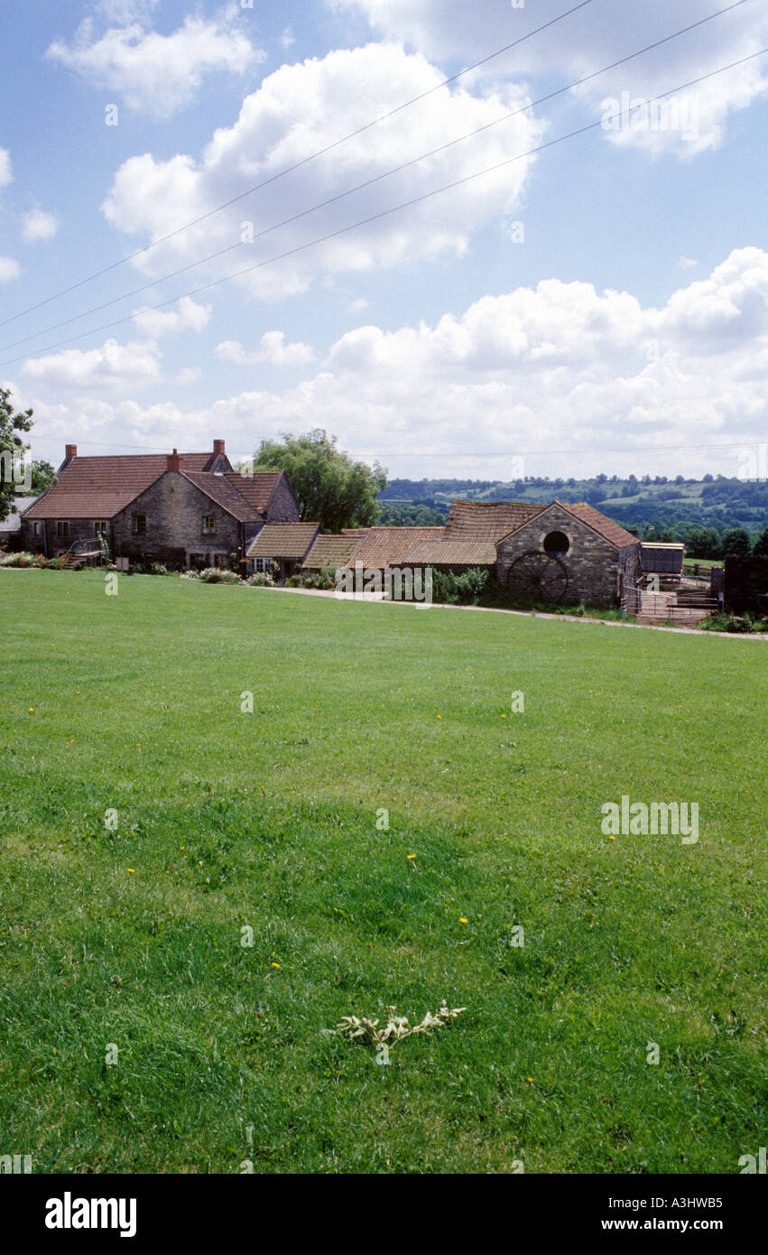 Michael Eavis farmhouse on the site of the Glastonbury festival Stock ...