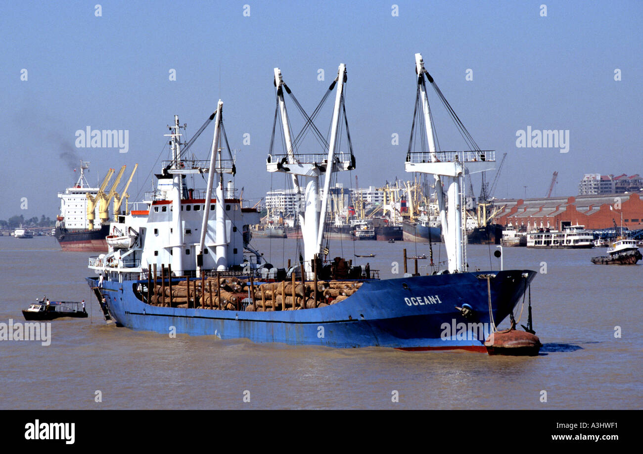 Teak log asia hi-res stock photography and images - Alamy
